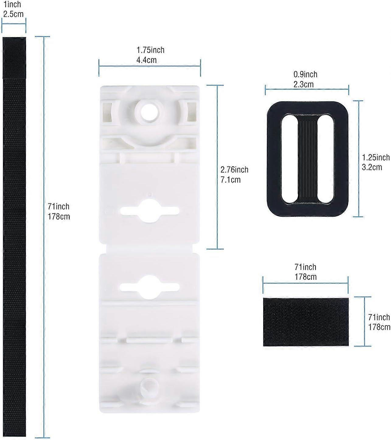 Set Of 8 Extra Long Fixing Straps And Spare Clamps For Mobile Roll-Up ...