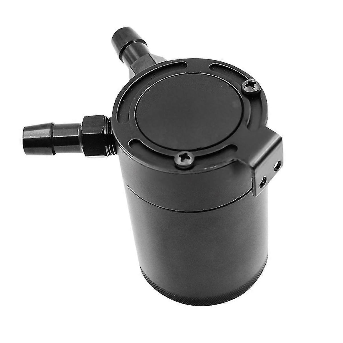 Universal Oil Catch Can Compact Baffled 2-port Aluminum Reservoir Oil ...