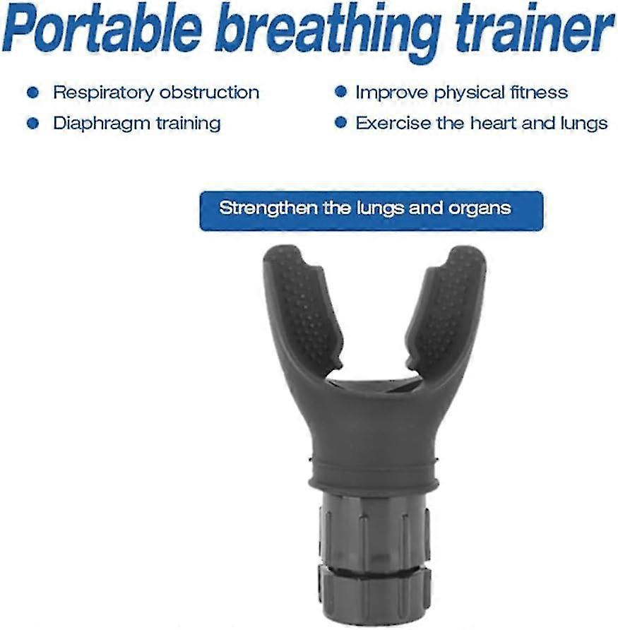 Breathing exerciser trainer, adjust resistance to improve lung capacity ...