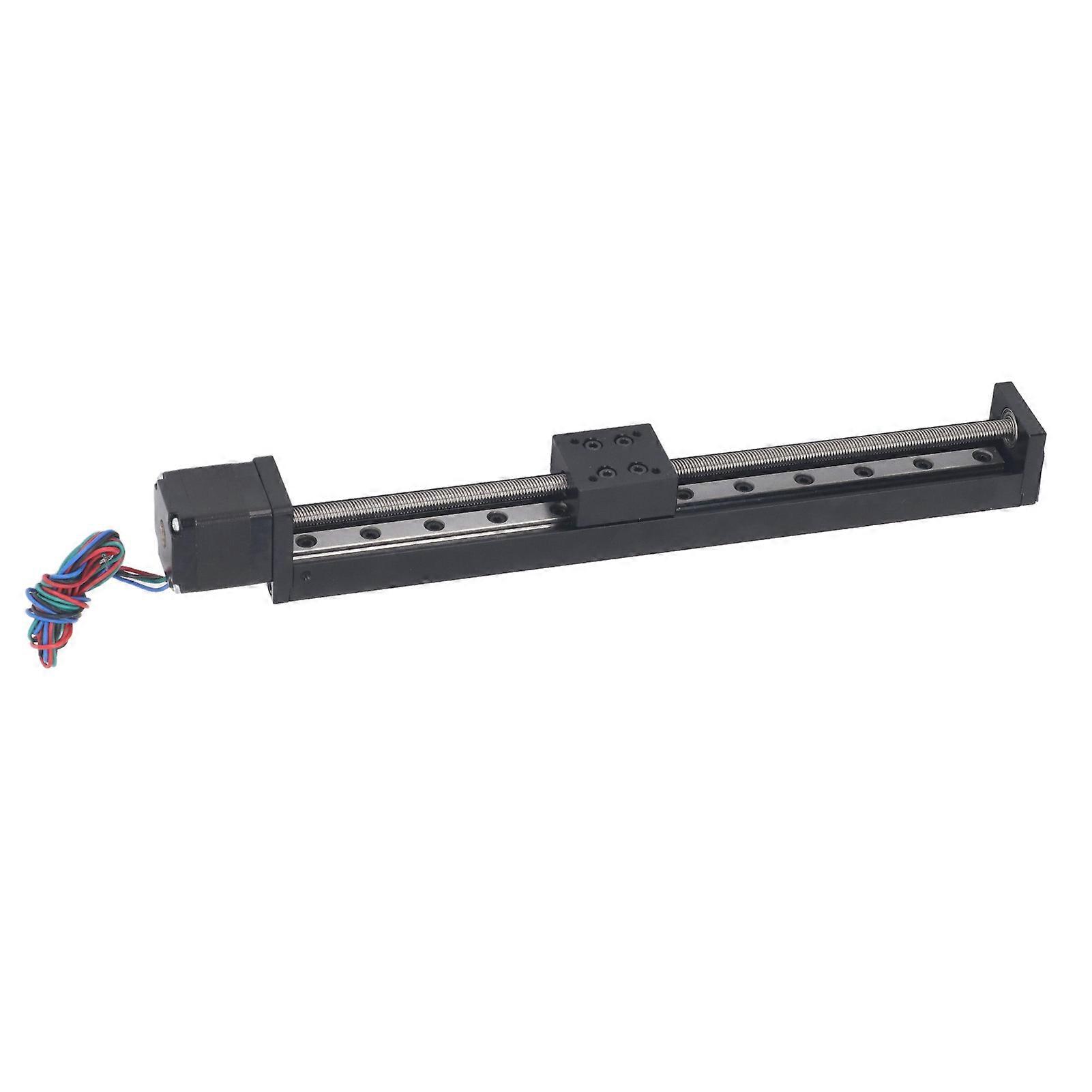 Linear Rail Guide Slide Actuator 200mm Stroke Accurate 28 Stepper T Type Screw T6x4 CNC Sliding ...