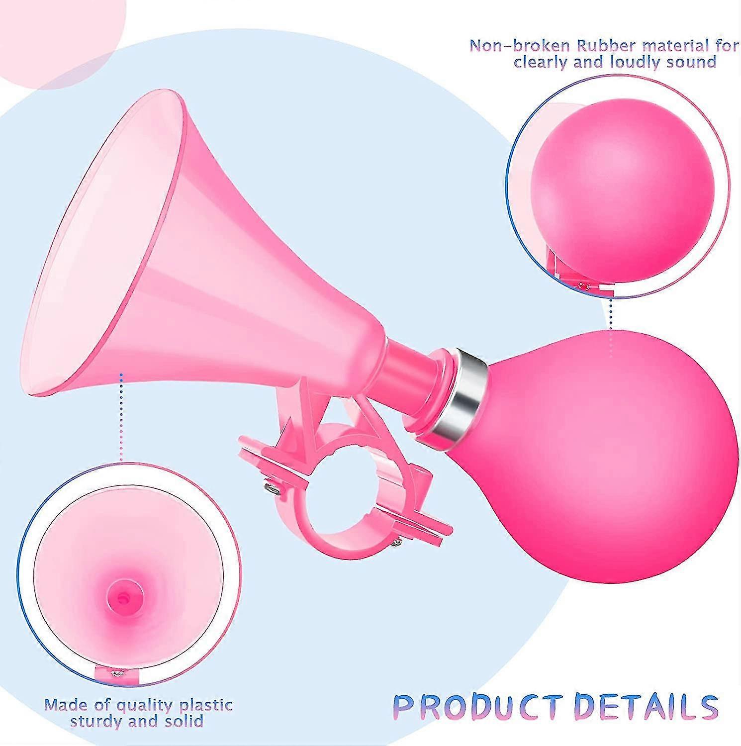 3 Pieces Kids Bike Horn Air Squeeze Honking Horns Plastic Bicycle Horn Scooter Horn For Kids ...