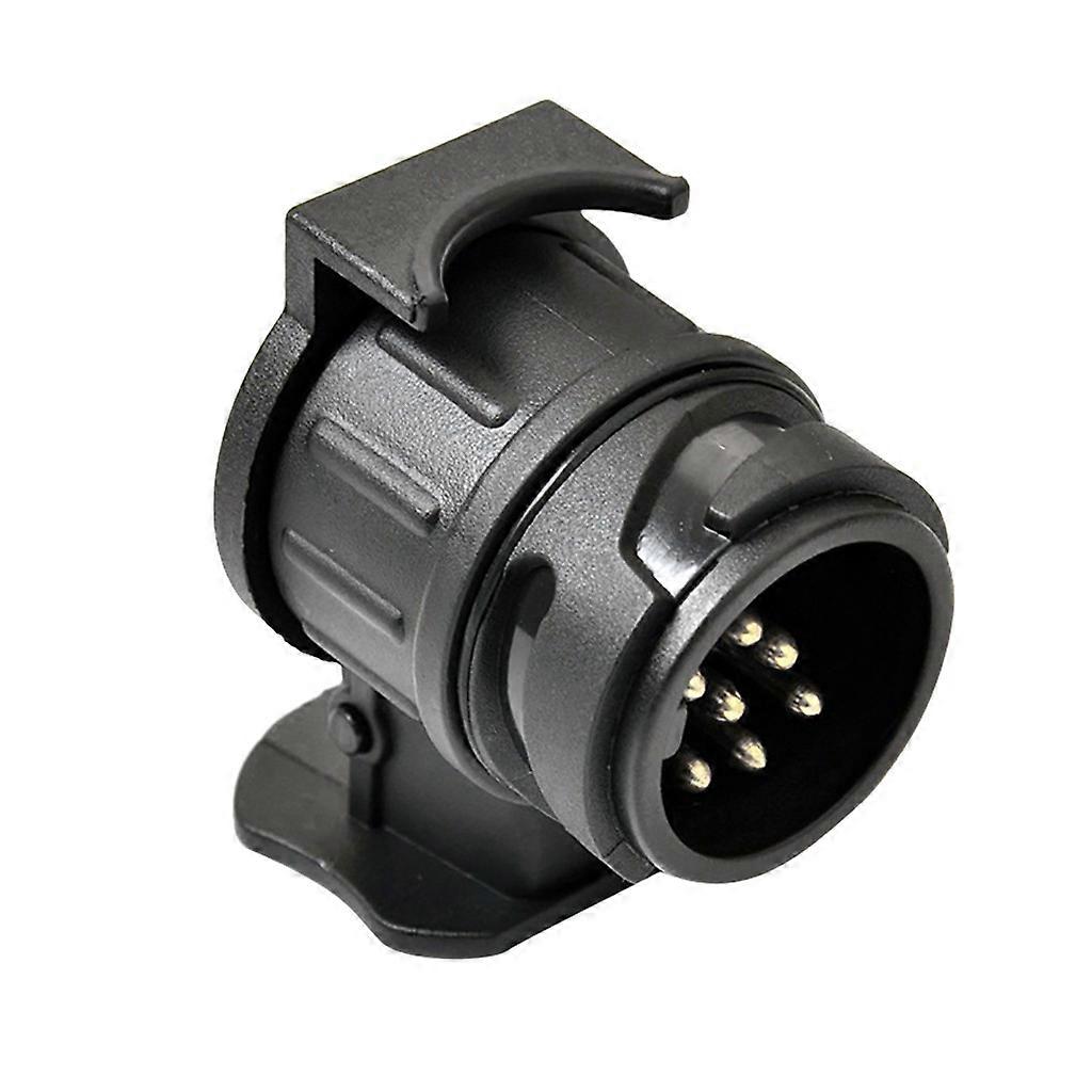 Car Trailer Truck 13 Pin to 7 Pin Plug Adapter Converter Tow Bar Socket ...