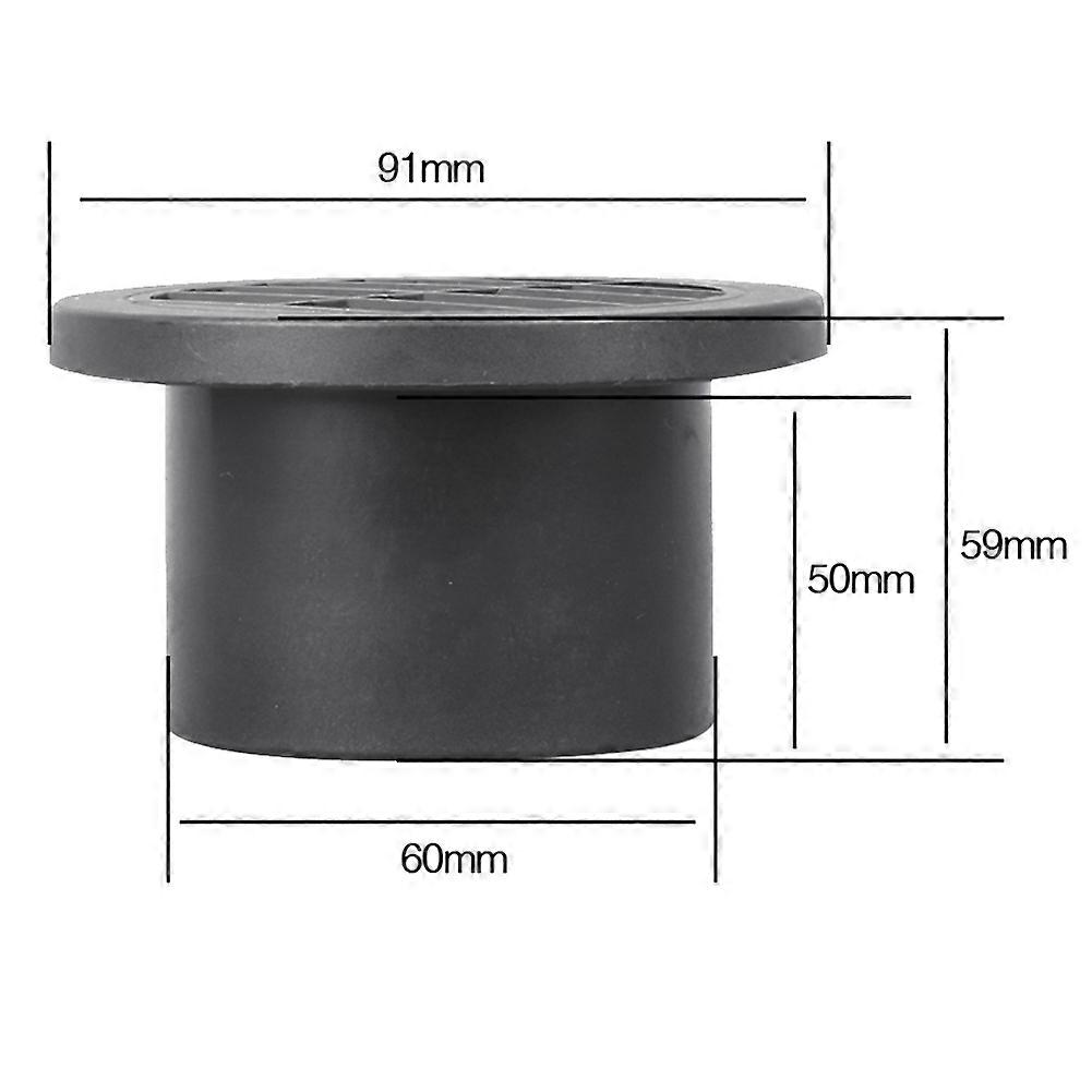 Vent Ducting Piece Round Flat Pipe Outlet Exhaust Connector for Webasto ...