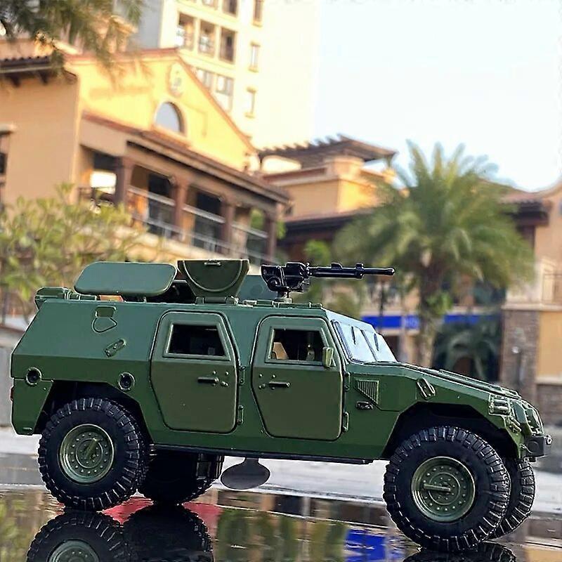 1:28 Military Alloy Armored Car Model Diecasts Police Off-road Vehicles ...