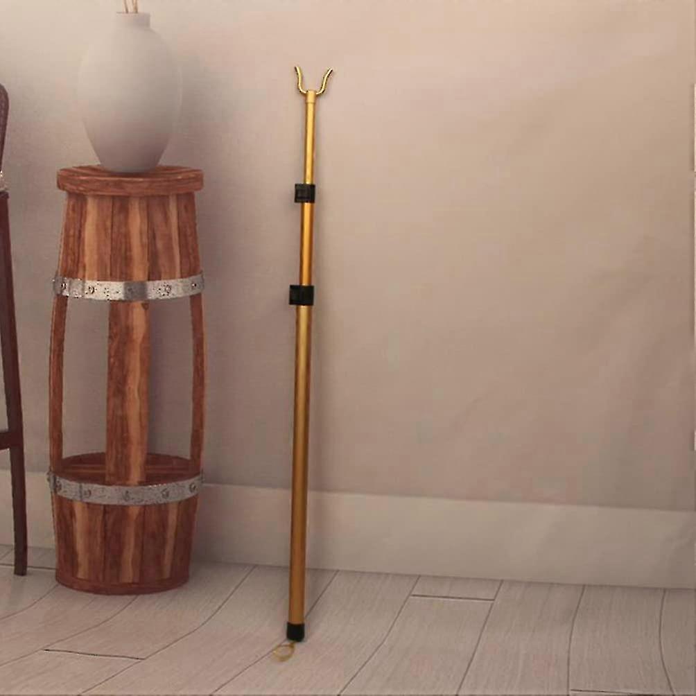 Long Reach Pole Hook Clothes Drying Pole Telescoping Closet Reacher ...