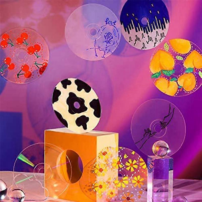 Clear CDs for Painting Blank CDs for Decoration DIY Aesthetic Wall Cd ...