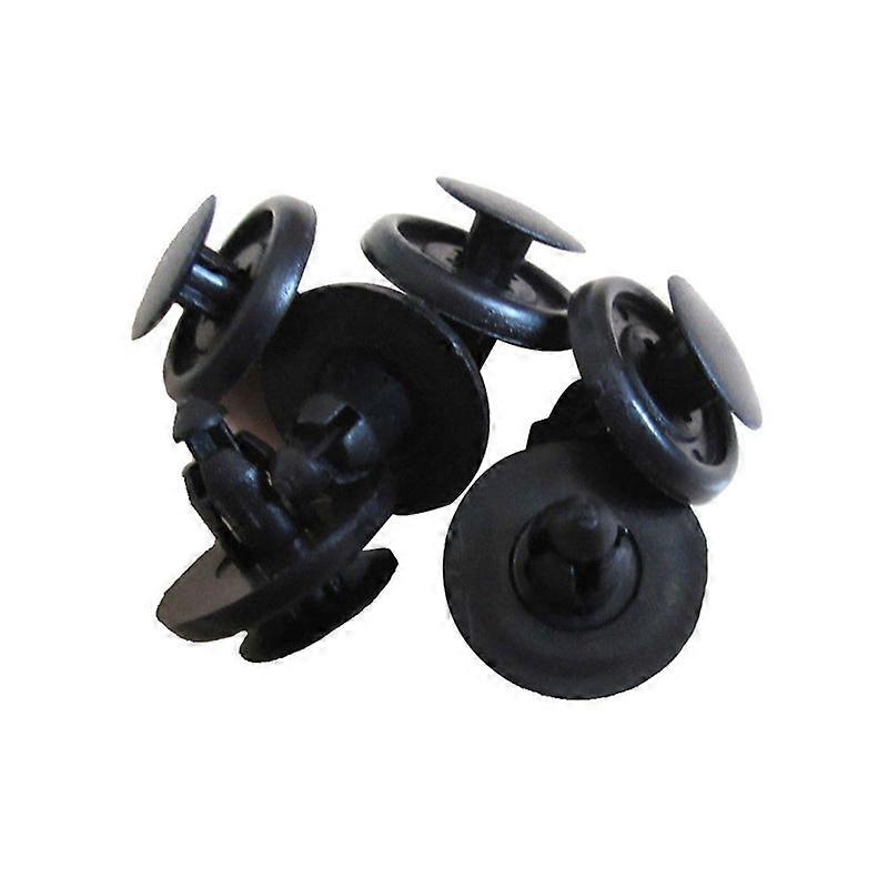 100Pcs 10Kinds Hole Auto Fastener Bumper Fender Rivet Trim Black ...
