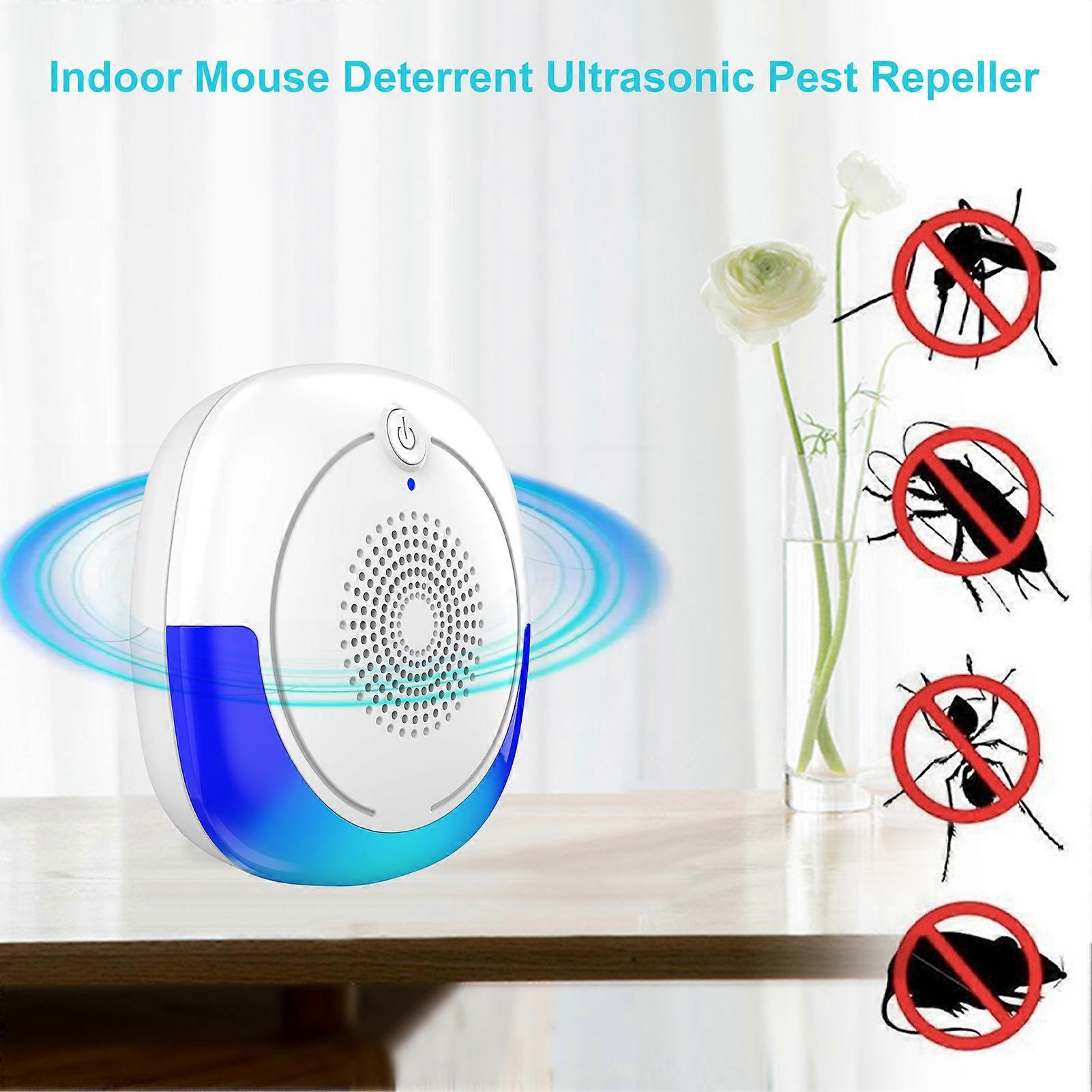Indoor Ultrasonic Pest Repeller Mouse Rodent Repellent Plug-Play Eco ...