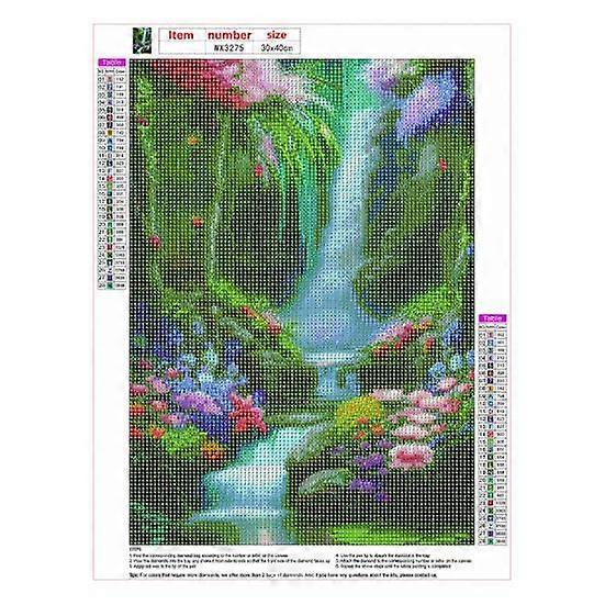 5D Colorful Rhinestones Diamond Art Kit Embroidery Flower Butterflies ...