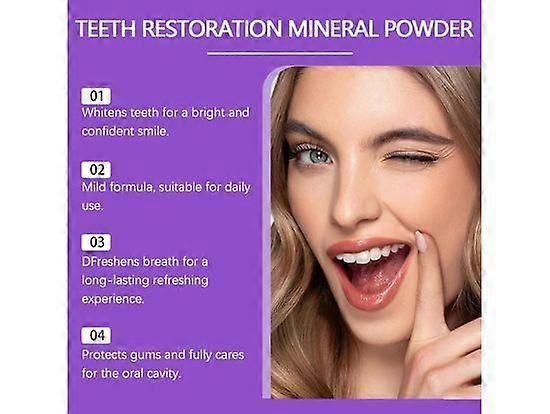 Purple Whitening Tooth Powder, Tooth Cleaning Powder, Powerful Tooth ...
