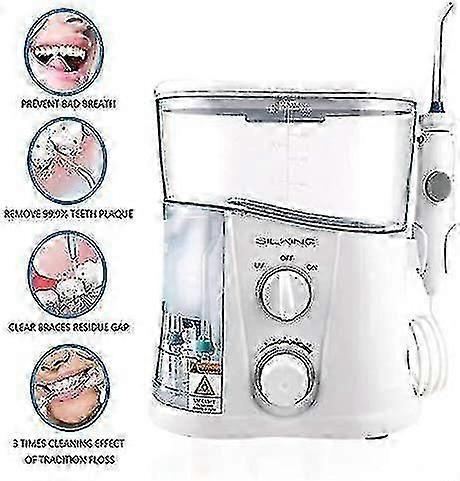 Oral Irrigator Electric Power Flosser Water Jet Teeth Cleaner - 1000ml ...