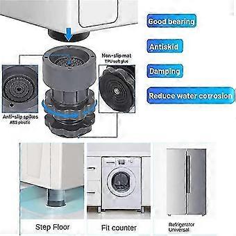 Adjustable Height Washing Machine Support, Anti Vibration Washing ...