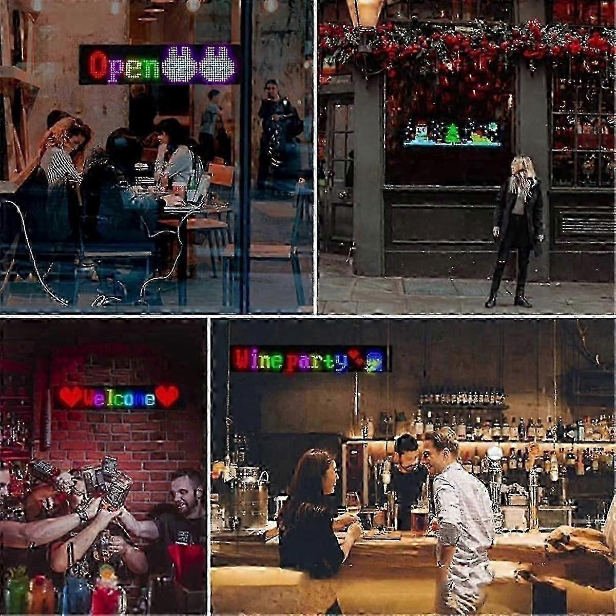 \u200bTruck Devil Eye LED Matrix Pixel Panel Soft Foldable Scrolling ...