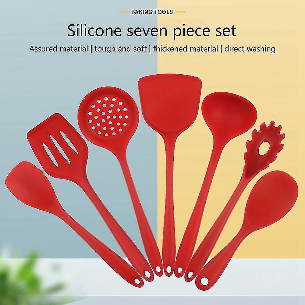 7pcs Baking Tool Set Silicone High Temperature Cookware Set | Fruugo DK