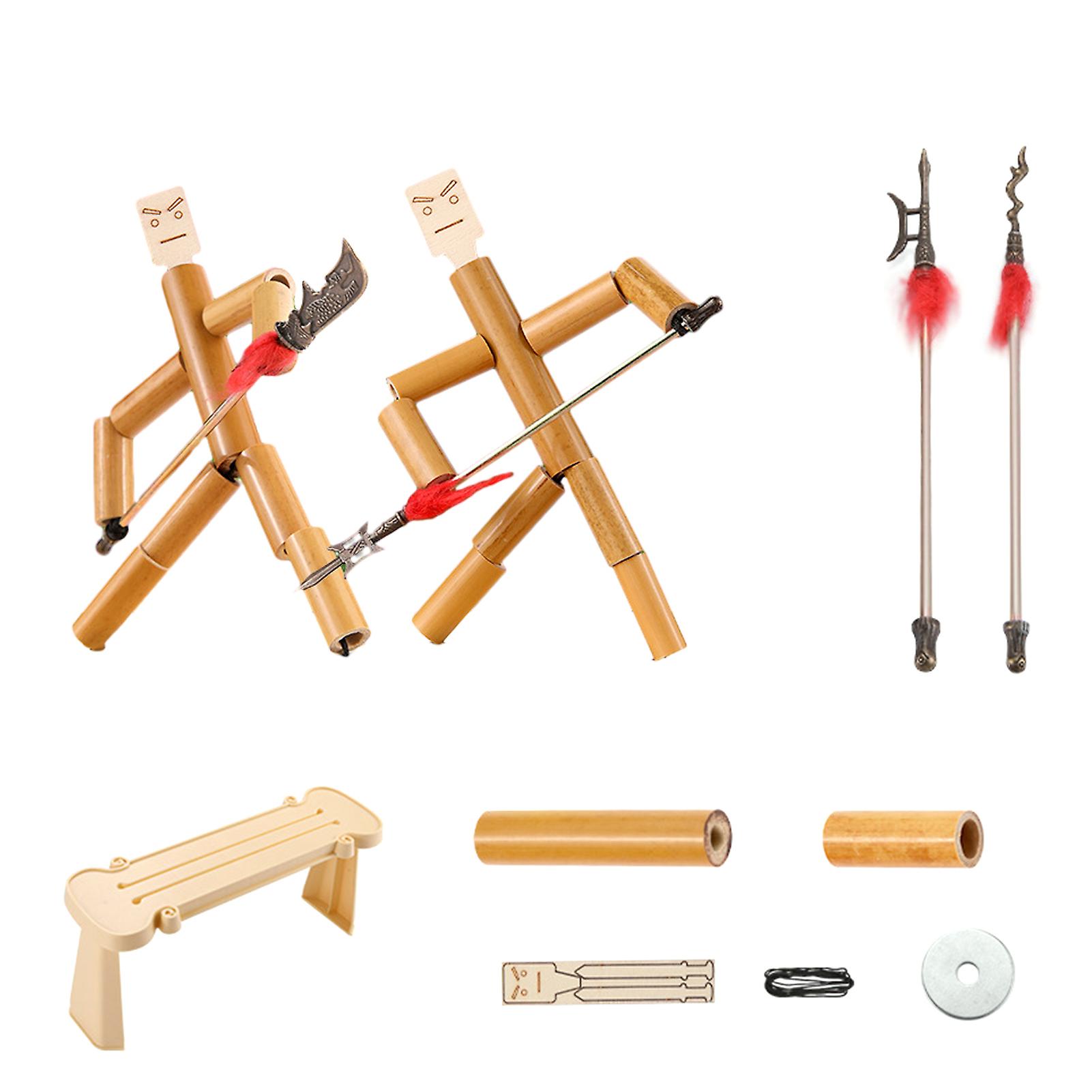 Bamboos Man Fighting Toys for Double Player Insteresting Tabletop Toys ...