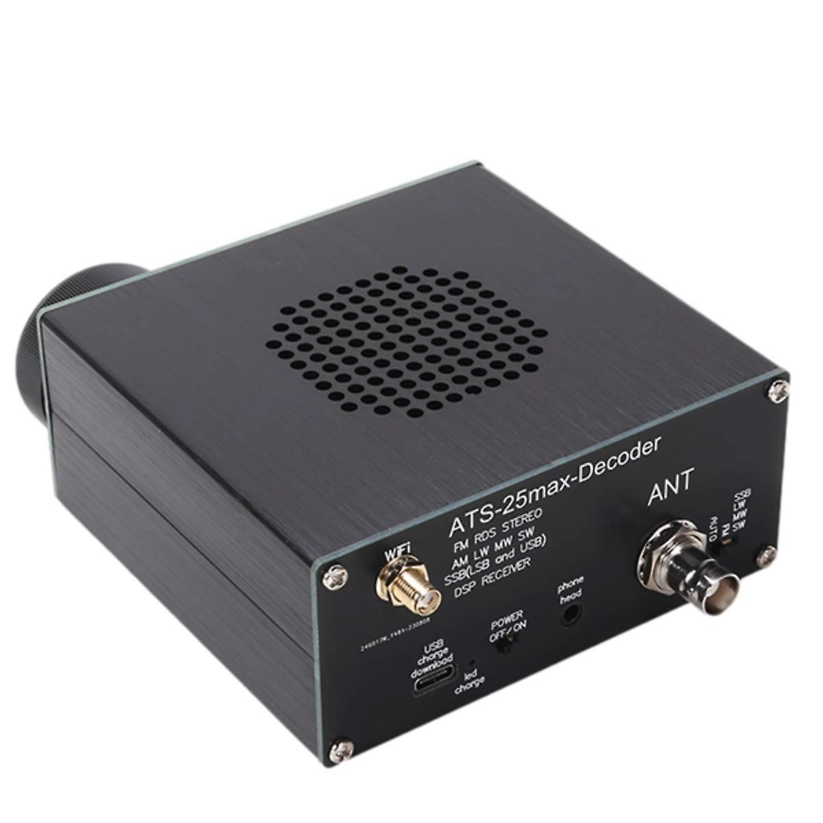 2024 ATS25 Max Decoder II Si4732 Radio Receiver with Enhanced 4000mAh Battery & Multi-Mode ...