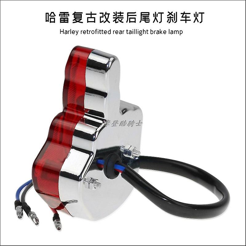 Middle Finger Rear Tail Light Suitable for Harley Retro Motorcycle ...