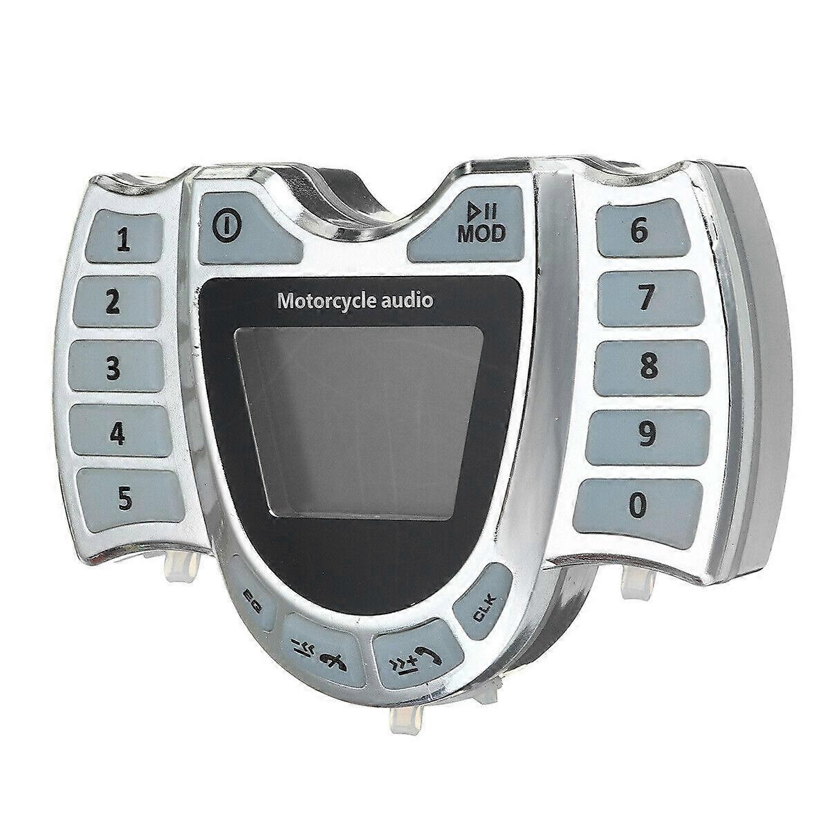 Motorcycle Stereo Speakers Wireless Bluetooth MP3 Player Waterproof FM ...