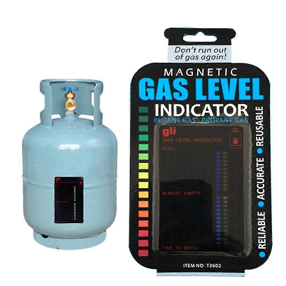 Propane butane lpg fuel gas tank level indicator magnetic gauge caravan ...
