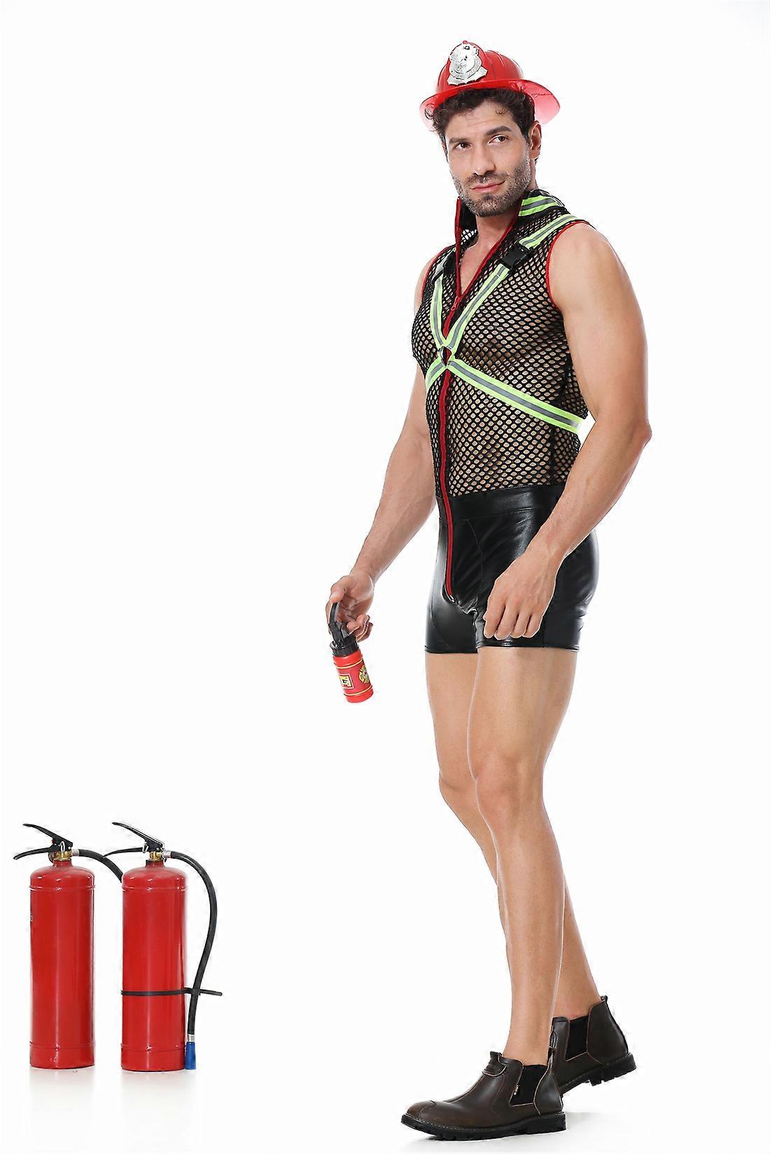 Halloween Purim Stage Performance Fireman Cosplay Costume Carnival ...