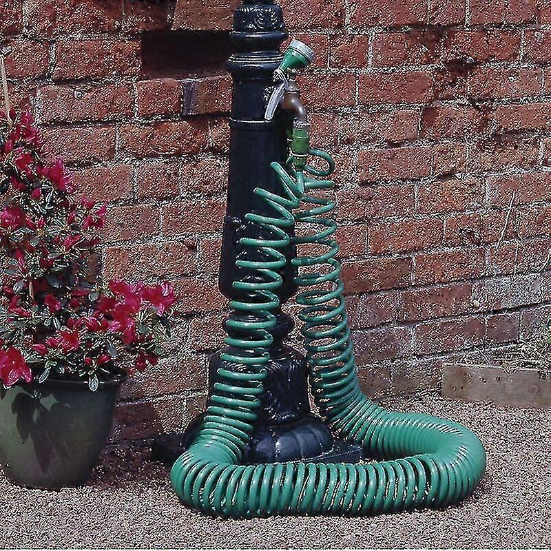 100ft 30m Meter Retractable Coil Garden Water Hose Pipe With Spay Gun ...