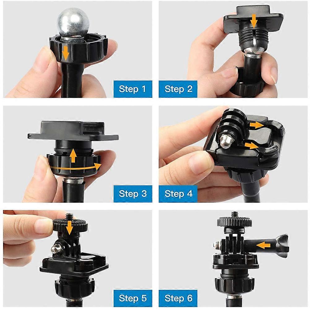 Webcam Stand 25 Inch Flexible Desk Mount Clamp Gooseneck Stand for ...