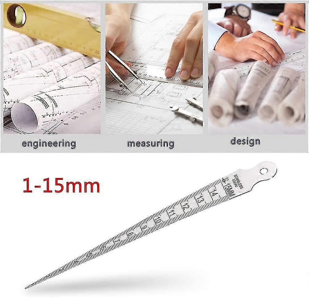 Sl Taper Gauge - Stainless Steel Ruler Welding Inspection Taper Gauge ...