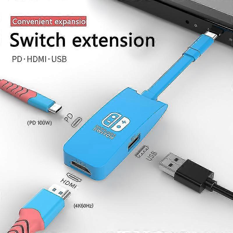 Suitable Compatible Switch Dock Tv Dock Compatible Nintendo Switch Hub ...