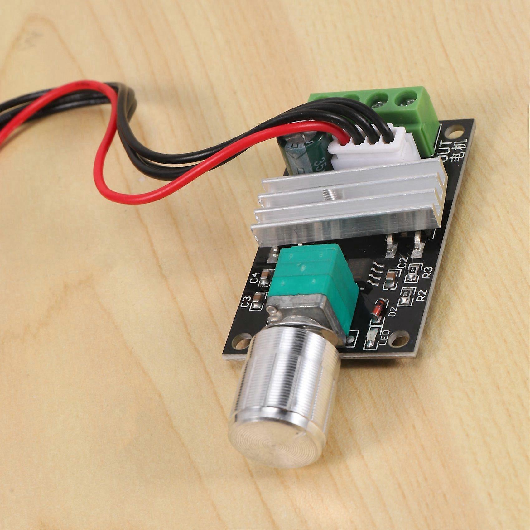 2X 6V 12V 24V 3A PWM DC Motor Speed Controller Forward Reverse Switch ...