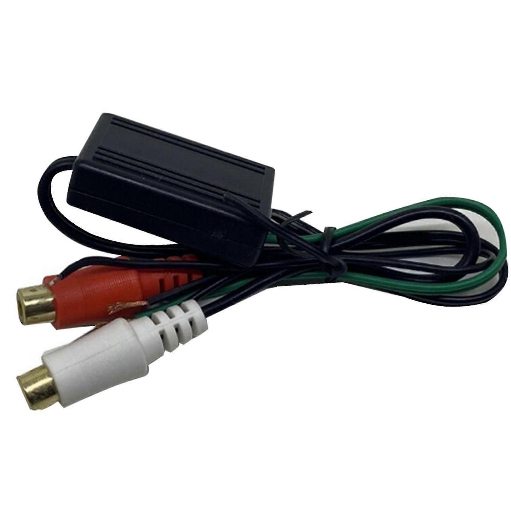 Speaker to 2 RCA Line Output Converter IN/OUT High/Low for Car Audio-rx ...