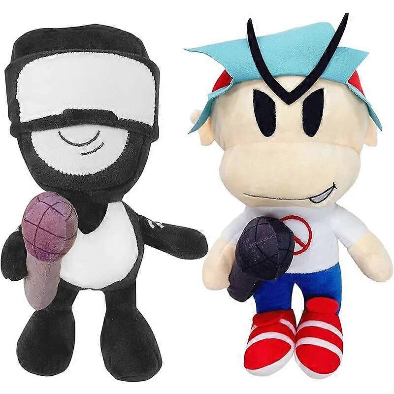 2pcs Friday Night Funkin Plush Toy Game Plushie Whitty Tank Man Lemon ...