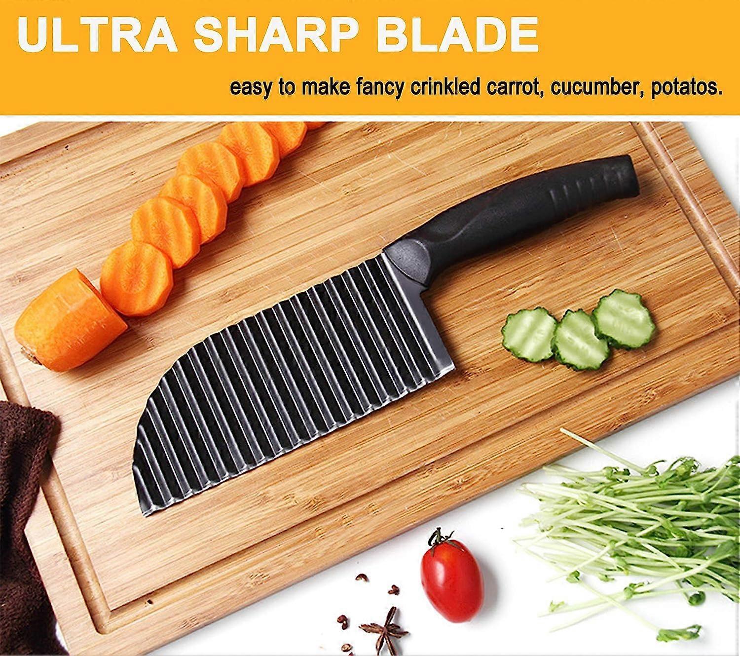 Corrugated Vegetable Cutter, French Fries Cutter, Manual Stainless ...