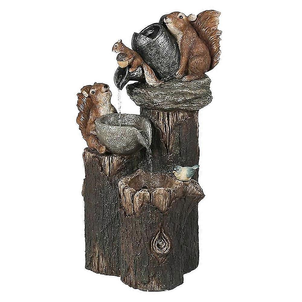 Lawn Garden Statue Water Sculptures Decoration Animal Water Fountains ...