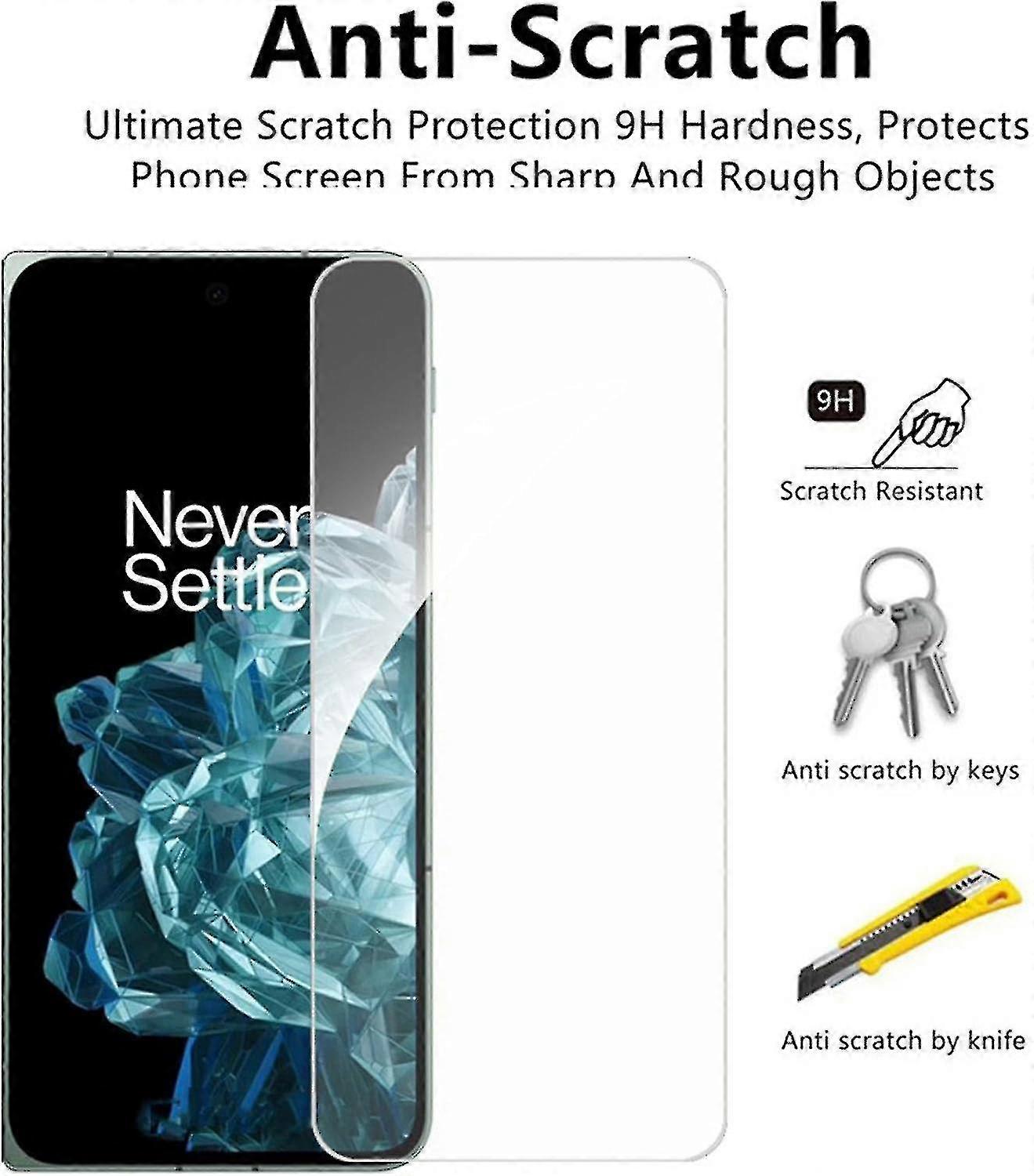 Oneplus Open Hd Screen Protector Set - 9h Tempered Glass Front Screen ...
