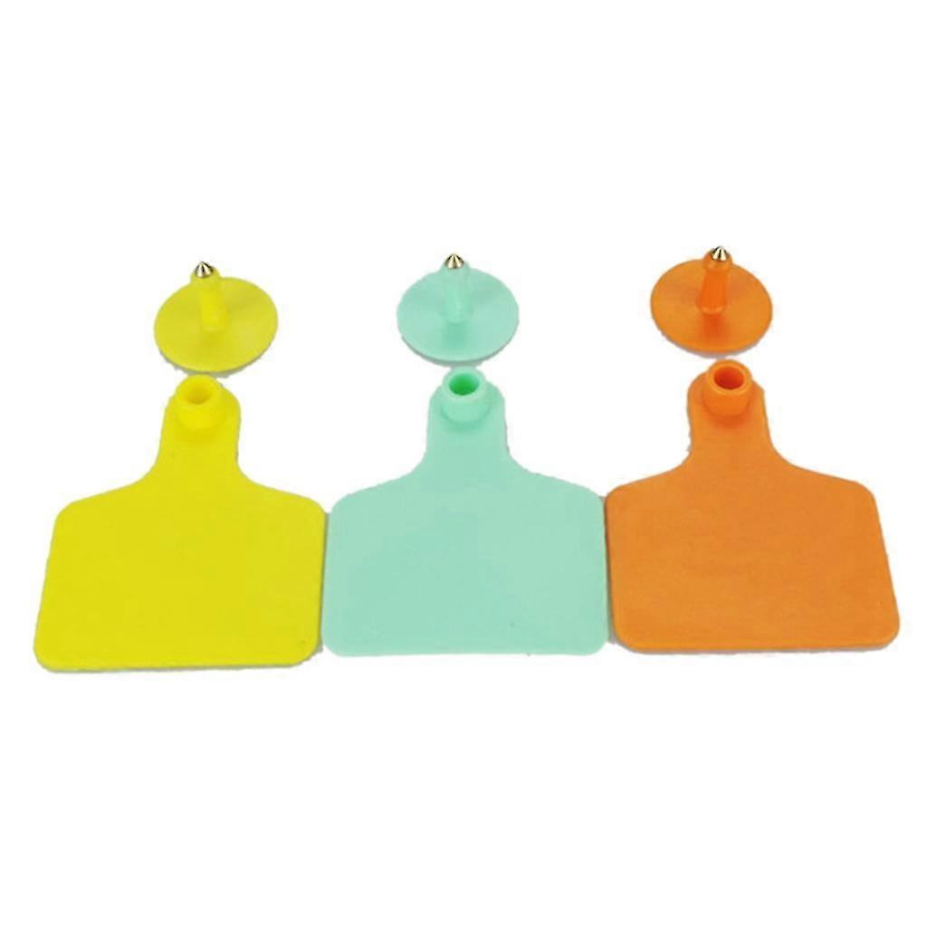 Cattle Ear Tags Numbered Ear Tags for Animal Livestock Ear Tags 3 Color ...
