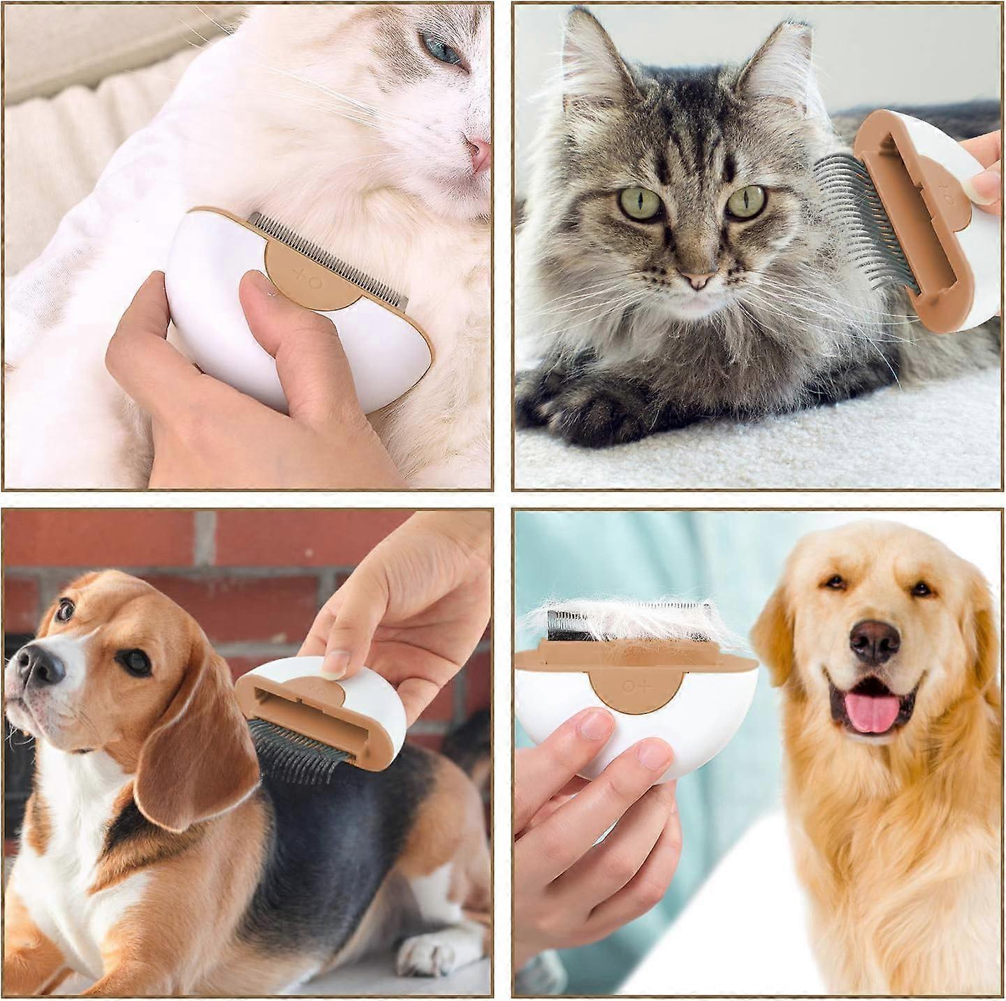 Cat Comb, Pet Comb 2 in 1 Washable Pet Comb Brush Cat and Dog Massage ...