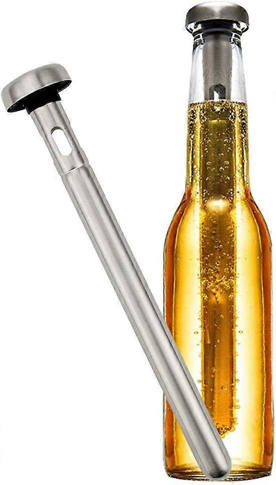 2 Pack Beer Chiller Stainless Steel Beer Sticks Drinking Beer Cooler ...