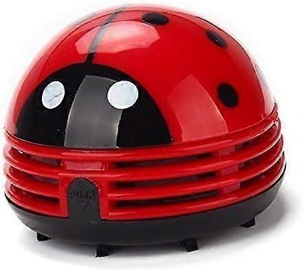 Mini Desk Cleaner, Portable Beetle Vacuum Cleaner Crumb Sweeper Desk ...