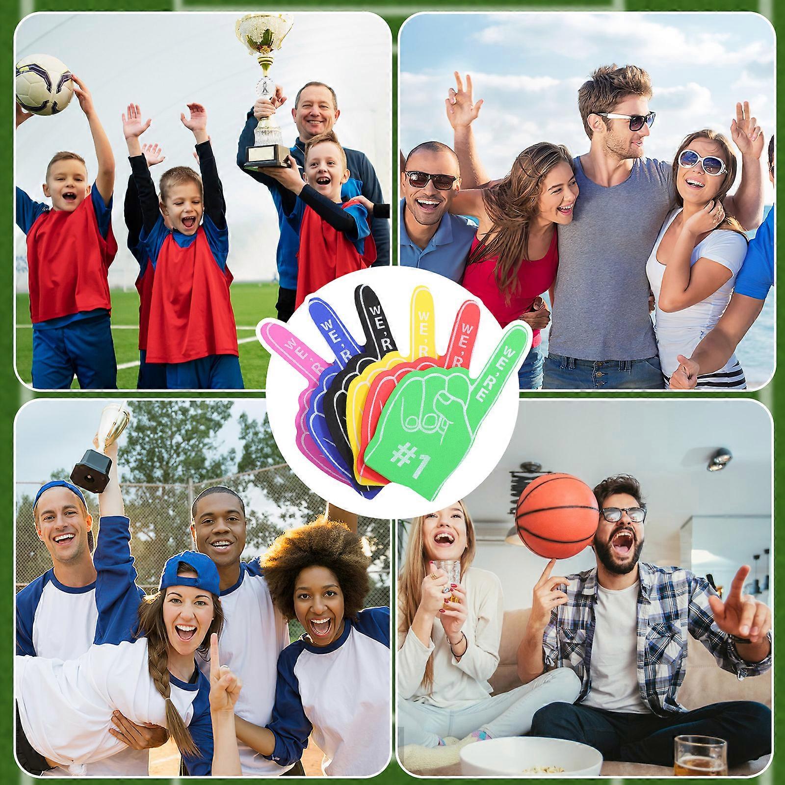 24 Pcs Foam Fingers Foam Hands Party Noisemakers Cheering Foams Fingers ...