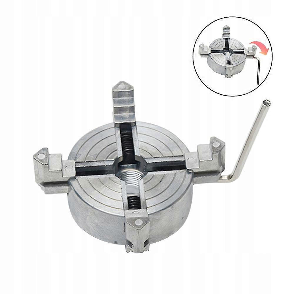 Mini Lathe Chuck Set, 3/4 Jaw Mini Lathe Chuck Self Centering Lathe ...
