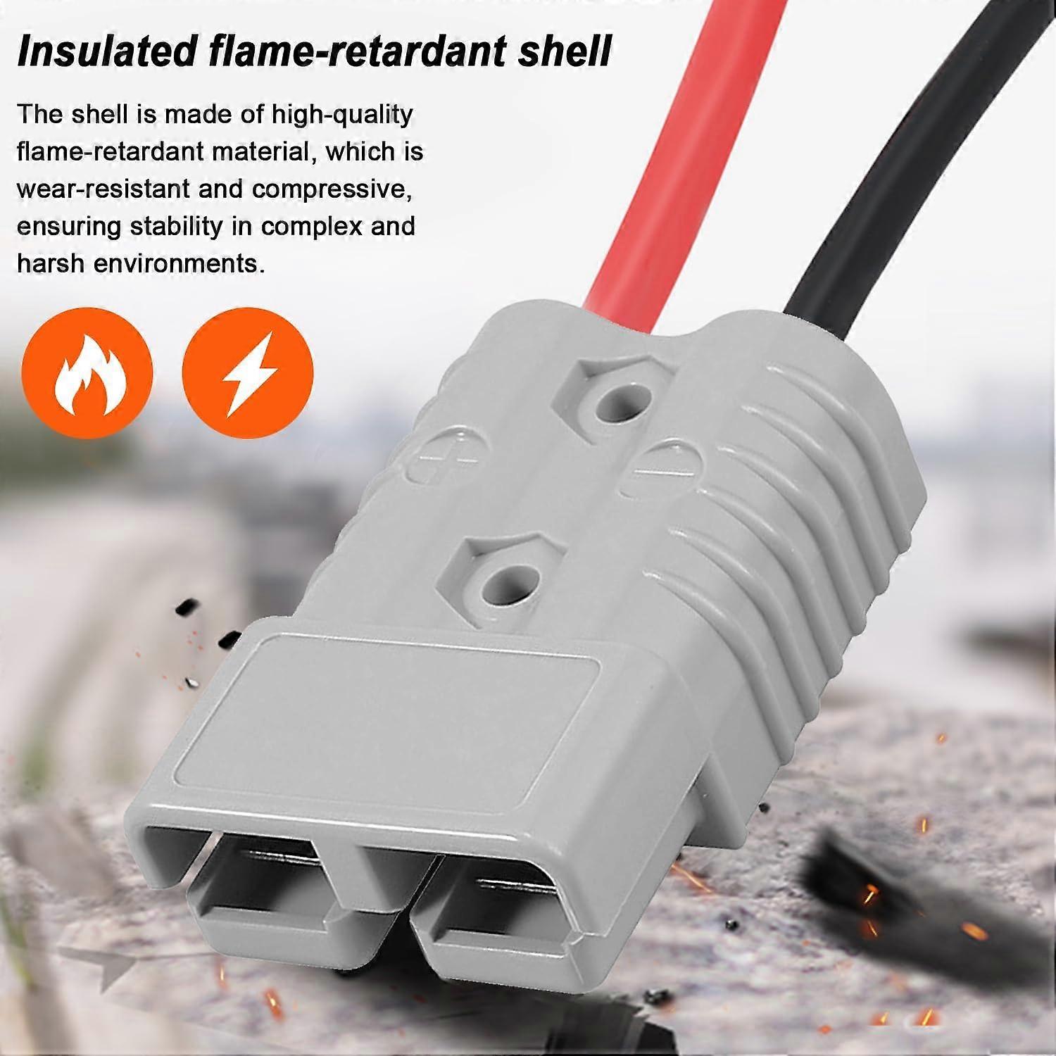 2pcs Car Battery Terminal Connectors, 120A 600V Battery Quick Connector ...