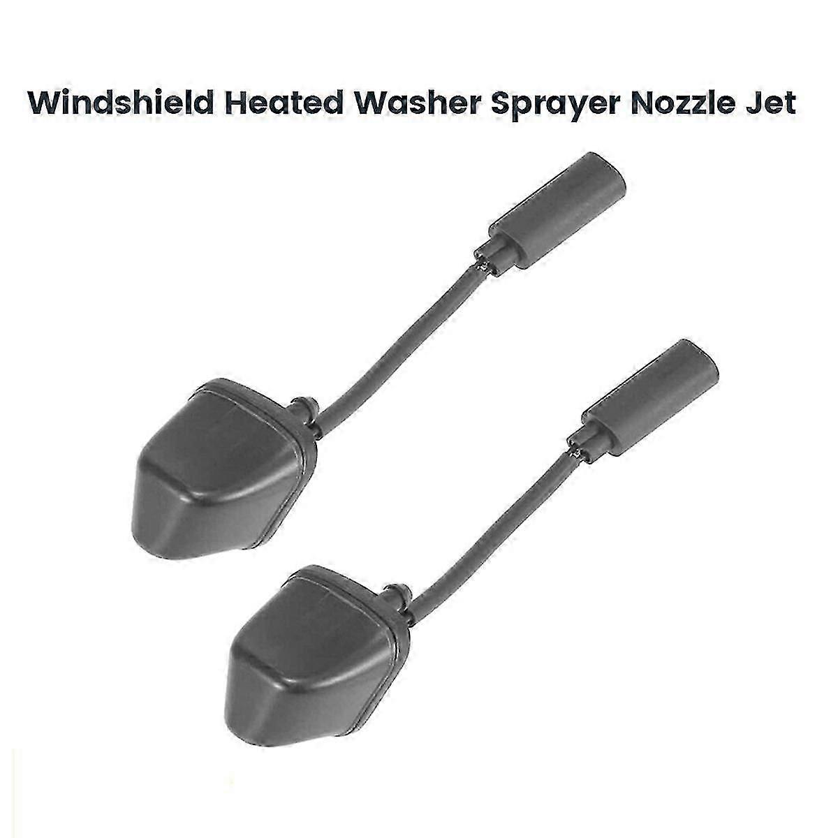 L+R New Windshield Heated Washer Sprayer Nozzle Jet 61667046060 for 3 ...