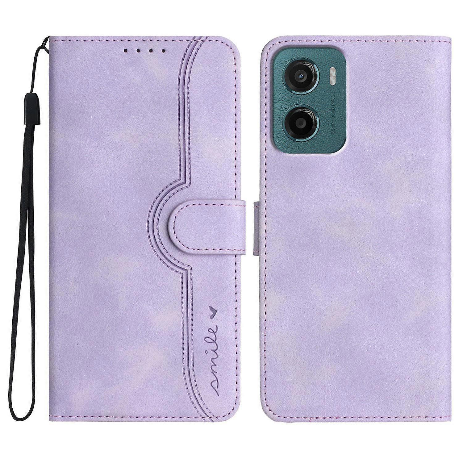 Heart Pattern Skin Feel Leather Phone Case | Fruugo UK