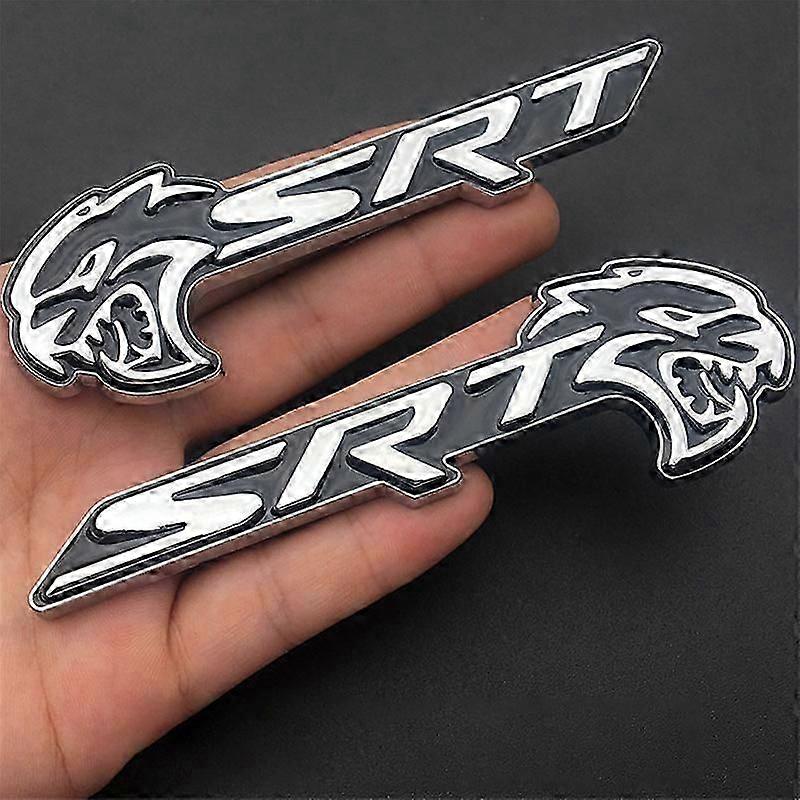 3d Metal Car Emblem Front Grille Fender Trunk Badge Sticker For Charger ...