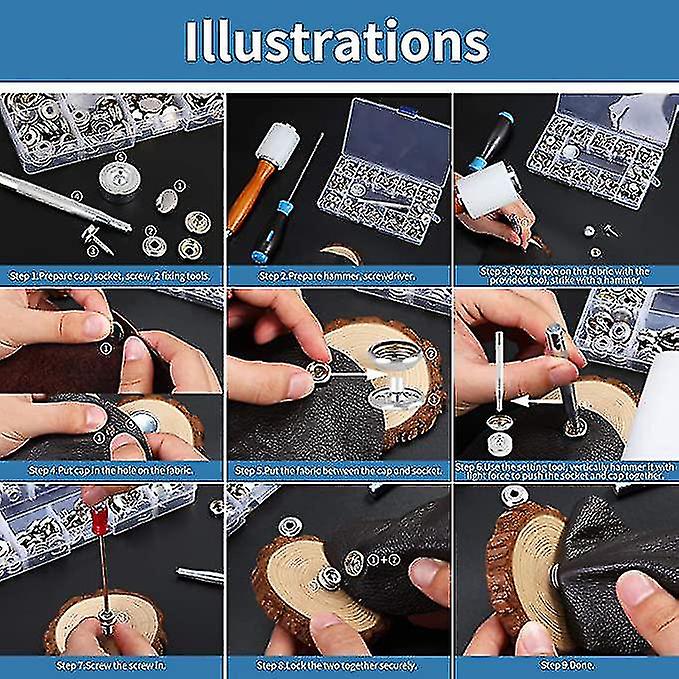 Marine Grade Canvas Boat Cover Snap Button Fastener Kit152pcs | Fruugo UK