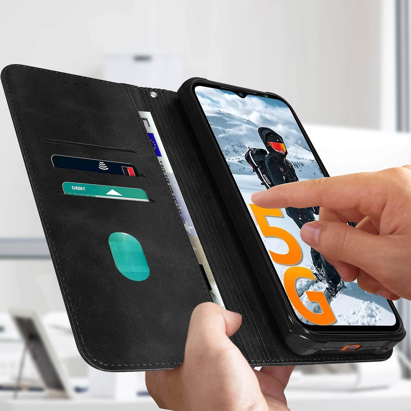 Wallet Folio Case for Ulefone Armor 12 5G Video Stand Black | Fruugo UK