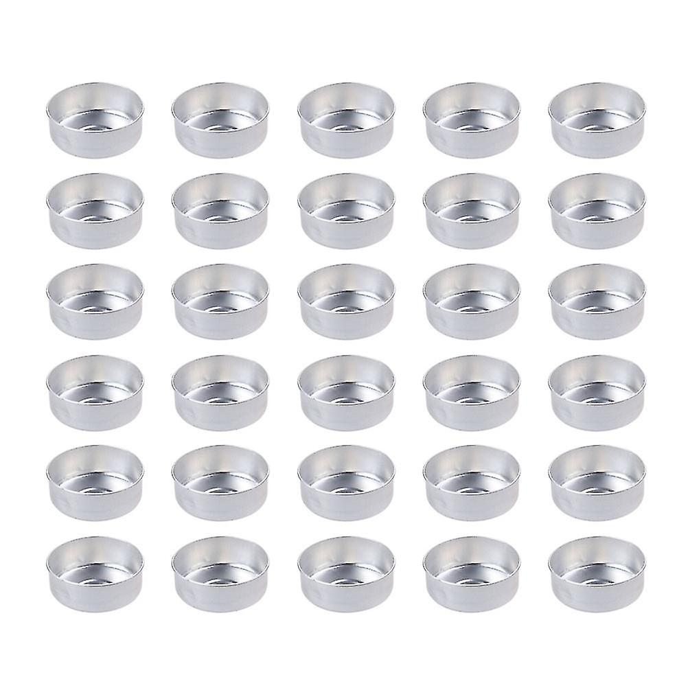 200 Pcs Mini Candle Empty Tea Light Cups Tin Tealight Cups Metal ...