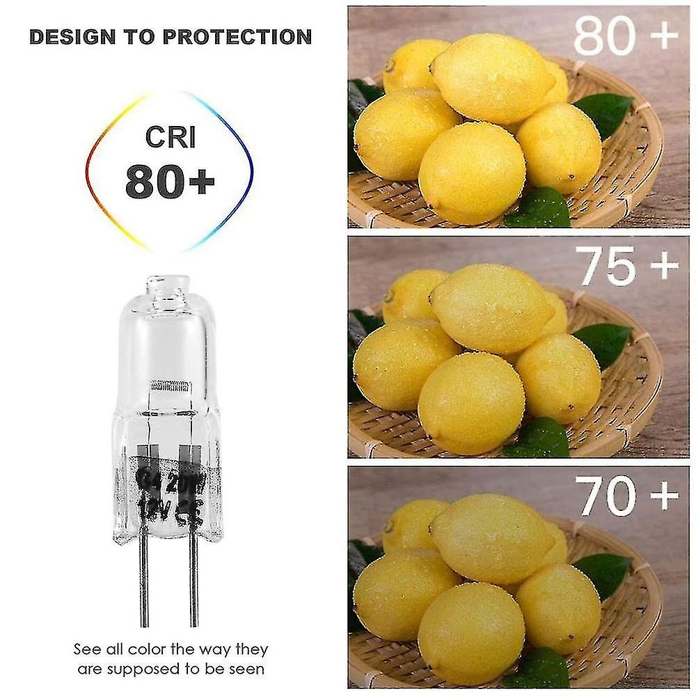 20 Pcs G4 Halogen ,20w 12v Halogen Light 2 Pin Clear Lamp Bulb,for ...