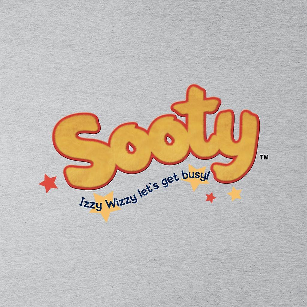 Sooty Text Logo Izzy Wizzy Men's Varsity Jacket | Fruugo US