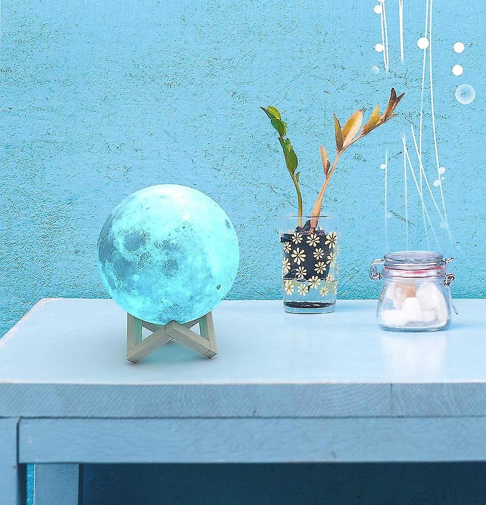 15cm Moon Lamp, 16 Colors 3d Moon Lamp With Remote Control, Built-in ...